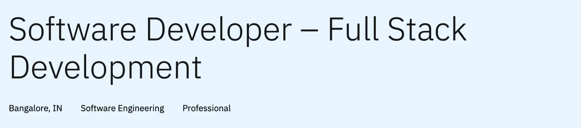 IBM Software Developer Jobs 2024 | Full Stack Development Recruitment - GeeksGod