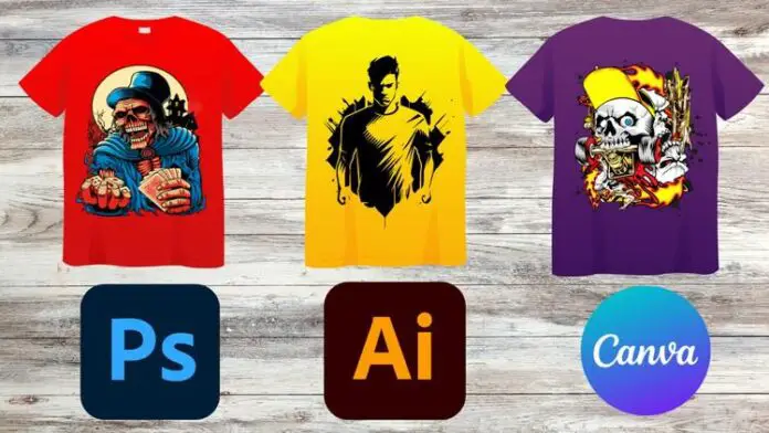 Master T-Shirt Design: Photoshop, Illustrator & Canva